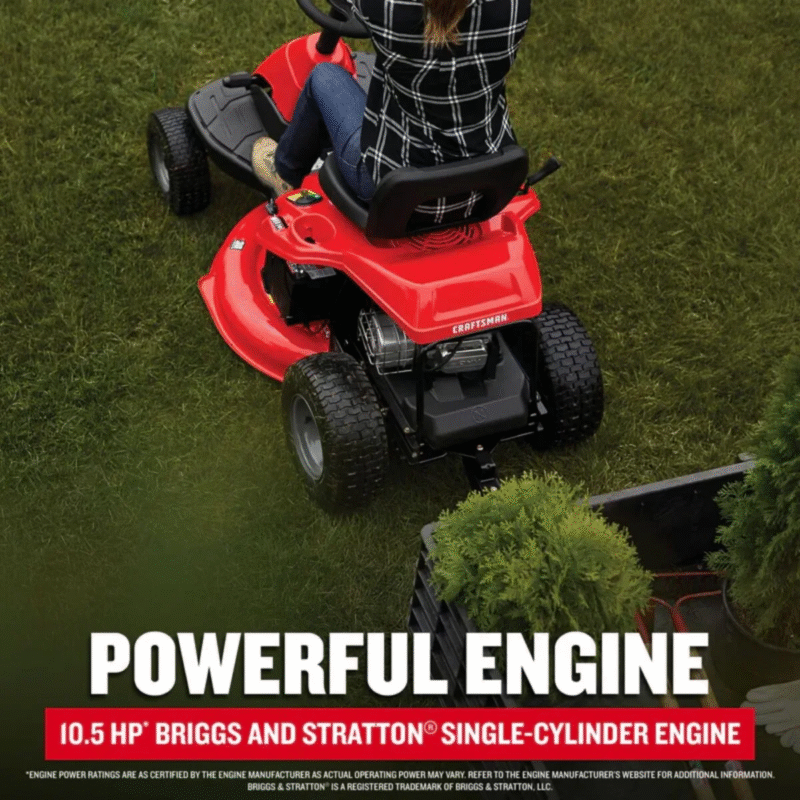 Craftsman T100 36-in 11.5-HP Riding Lawn Mower - Vivisha